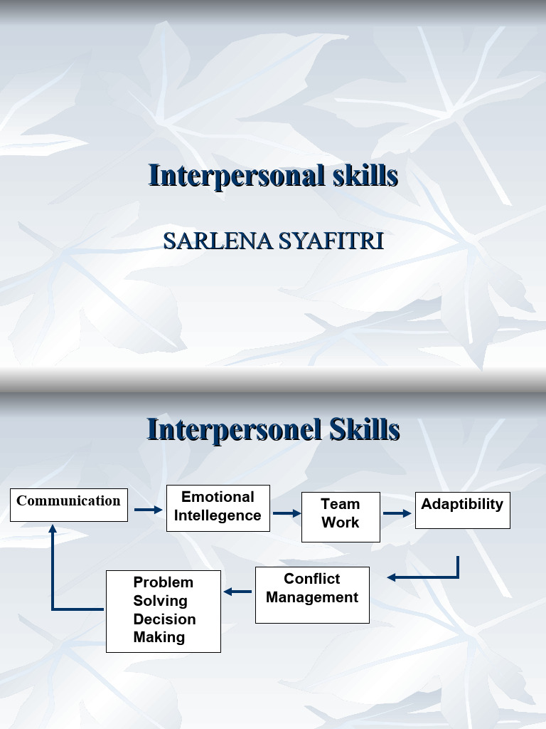 Enhance Your Interpersonal Skills | PDF | Science & Mathematics