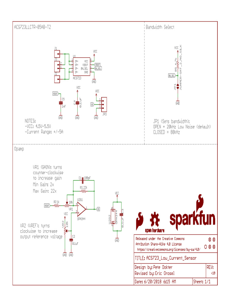 ACS723 Low Current Sensor | PDF