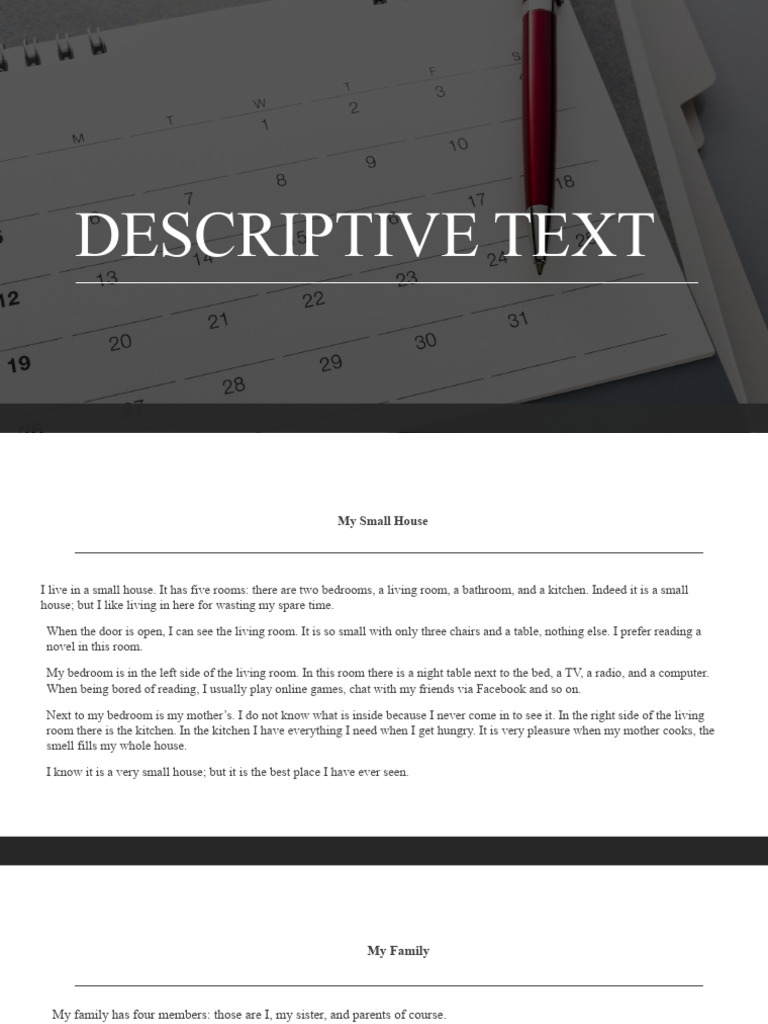 Descriptive Text (Examples) | PDF | Giant Panda | Bears