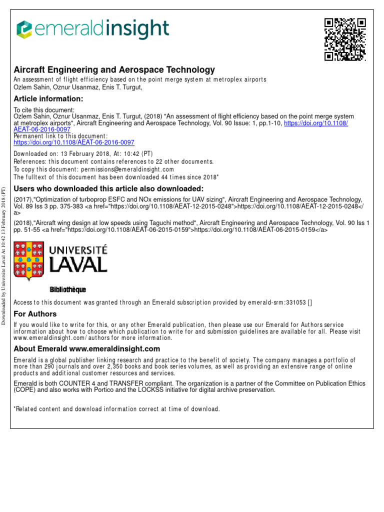 An Assessment Of Flight Efficiency Based On The Point Merge System At Metroplex Airports Pdf 