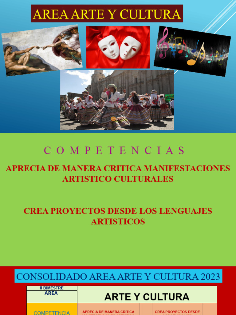 Ppt-Arte y Cultura-2023 | PDF | Bailes | Cognición
