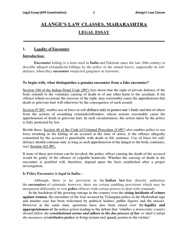 Criminal Essay For APP Note | PDF | Adultery | Narcotic