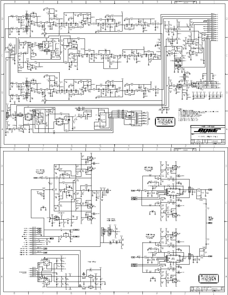 Bose Zone 1 Schematic | PDF