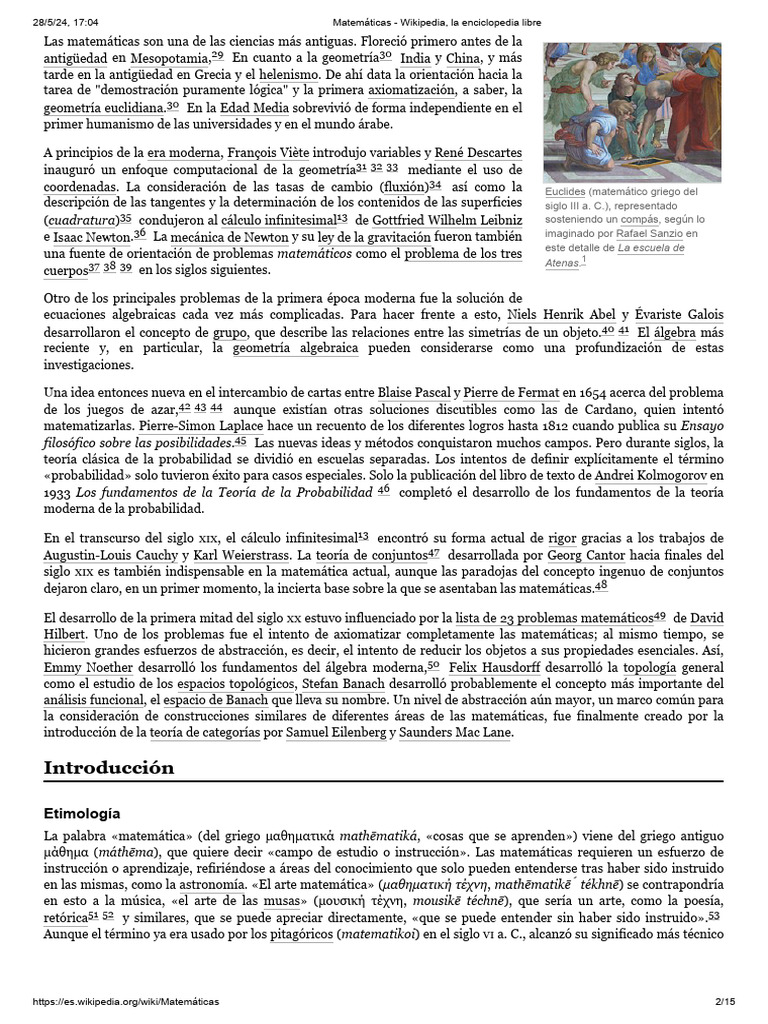 Matemáticas | PDF | Matemáticas | Matemáticas Aplicadas