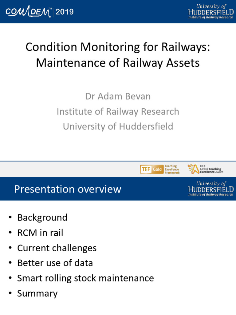 Presentation Slides | PDF | Rail Transport | Data