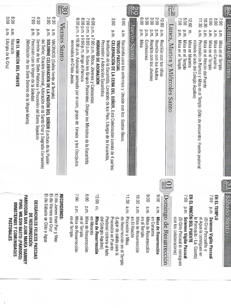 Semana Santa Pendon | PDF