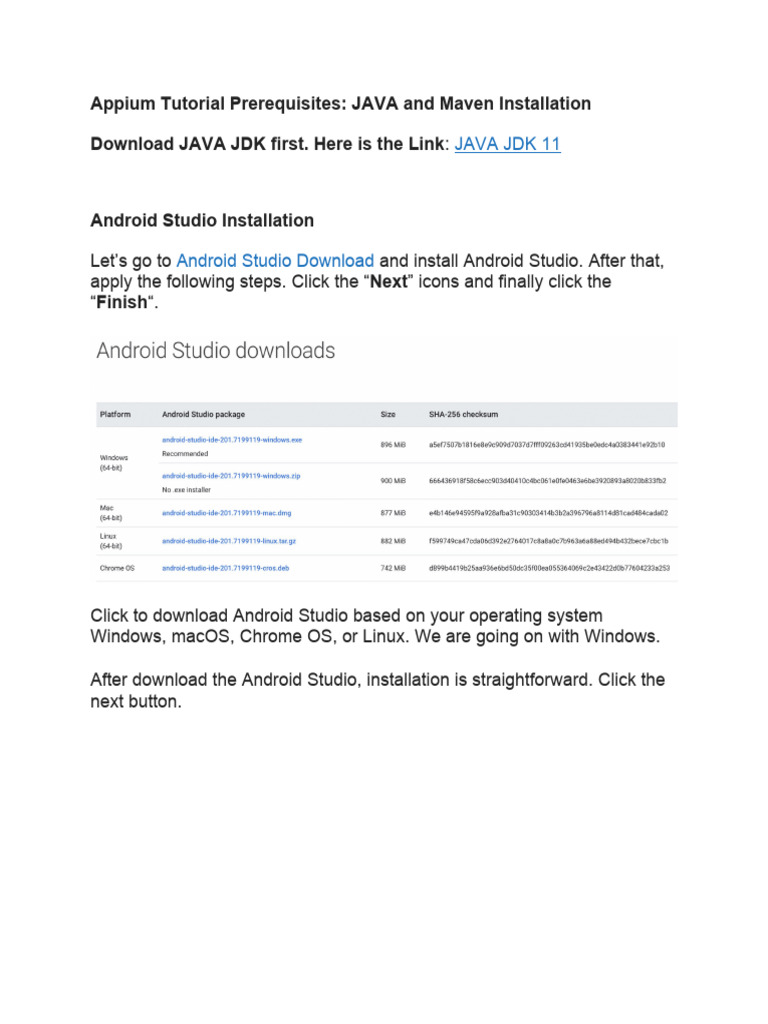 Appium | Download Free PDF | Android (Operating System) | Java (Programming Language)