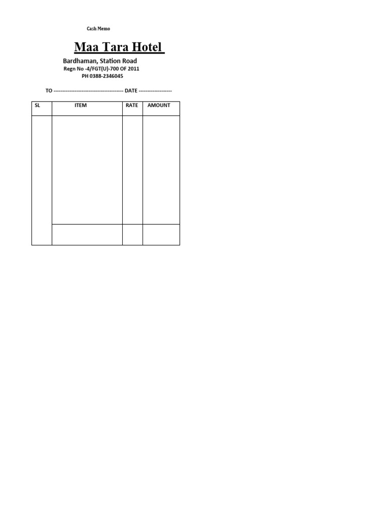 Food Bill | PDF | Business