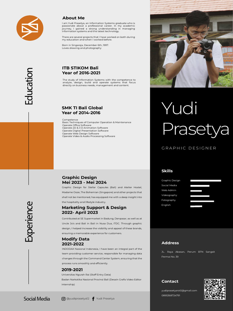 Yudi Prasetya: Graphic Designer Profile | PDF | Bali | Computing