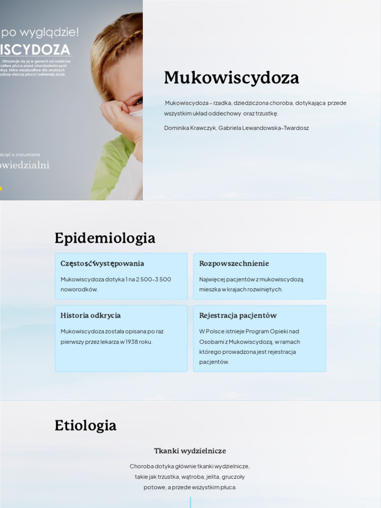 Mukowiscydoza | PDF