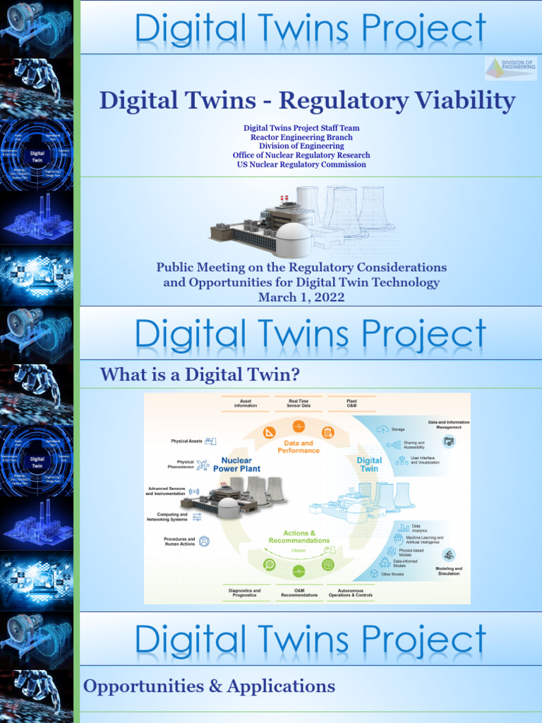 Digital Twin Technology Regulatory Insights | PDF | Computer Security | Security