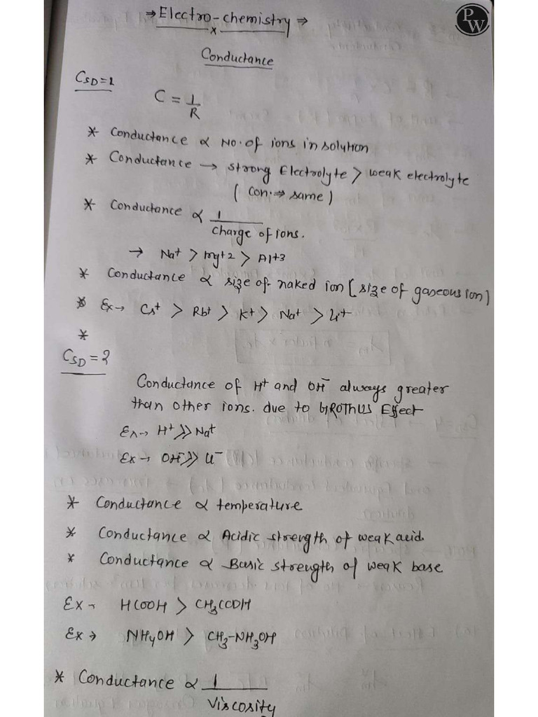 Electrochemistry - CSD | PDF