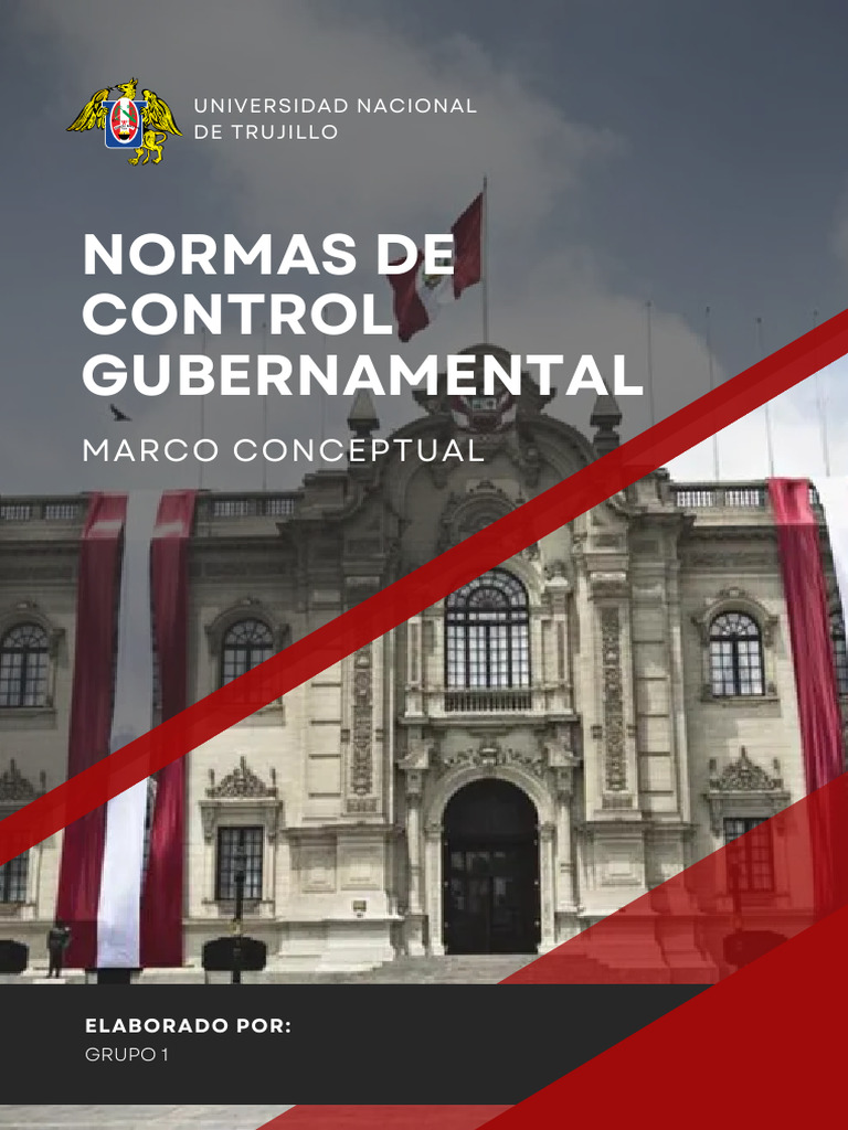 Normas de Control Gubernamental - Marco Conceptual | PDF | Auditoría | Calidad (comercial)