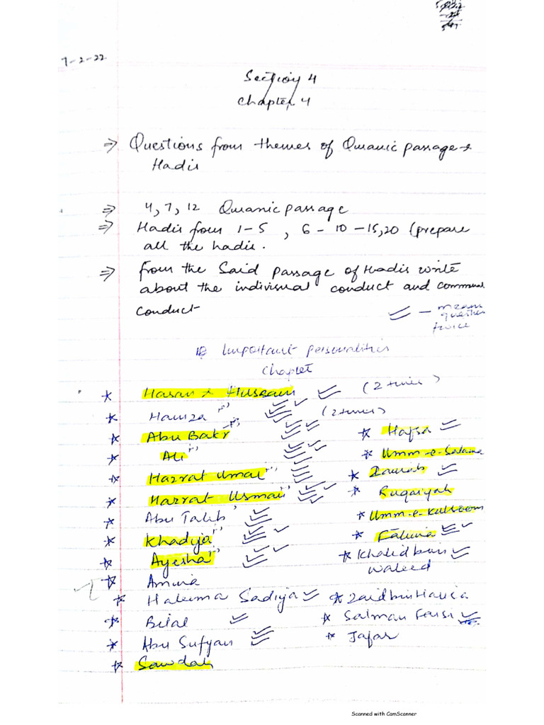 Important Personalities | PDF