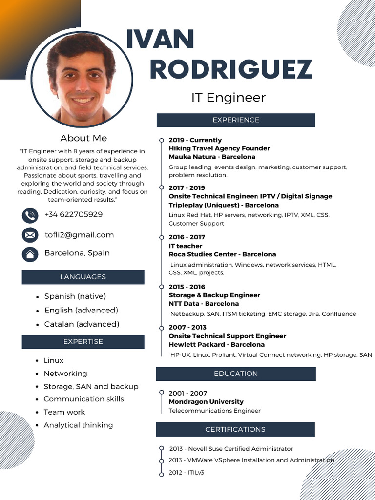 CV English 2024 | PDF | Software | Computing