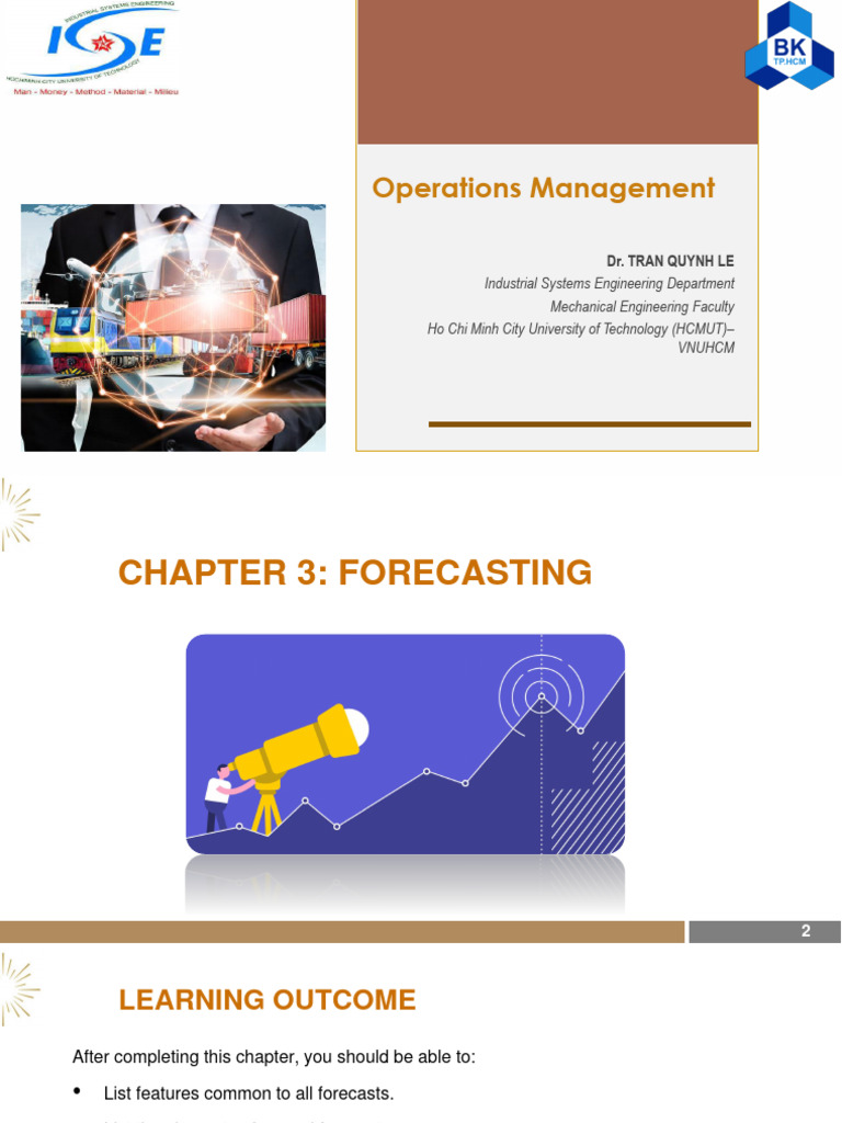 3.OM. Chapter 3-Forecasting | PDF