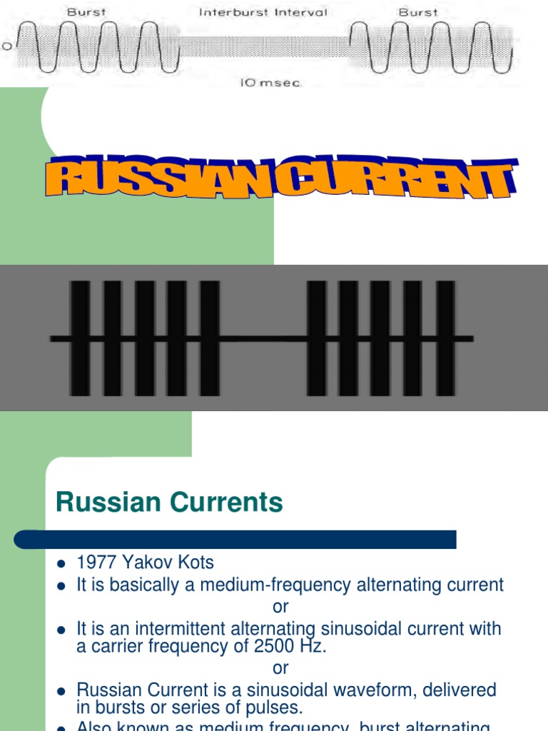 Russian Current 2011 | PDF | Muscle Contraction | Alternating Current