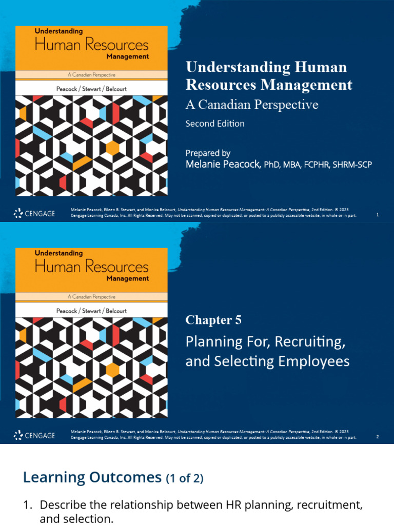 Canadian HR Management Guide | PDF | Recruitment | Human Resources