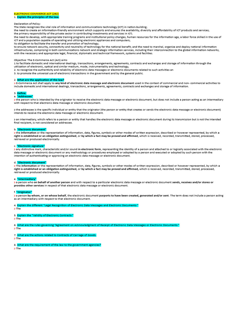 Eca - Eodb | PDF | Information Technology | Computer Network