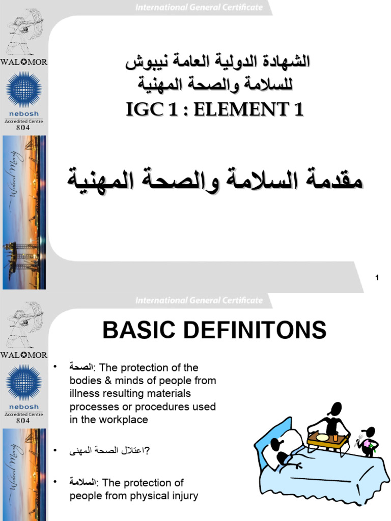 NEBOSH IGC Overview: Occupational Safety | PDF | Occupational Safety ...