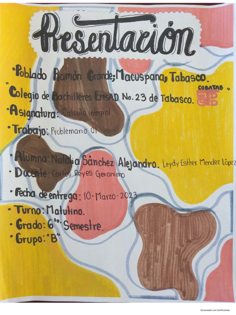 Calculo Integral - 6to.b | PDF