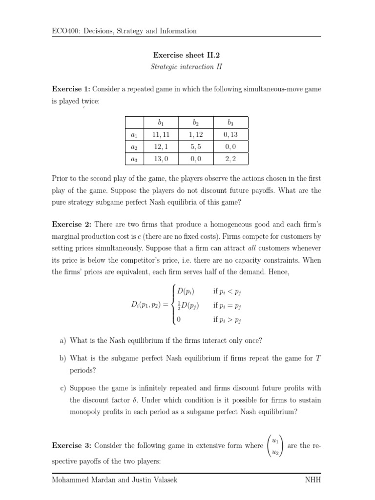 Module 2 Exercise2 | PDF | Economic Equilibrium | Profit (Economics)
