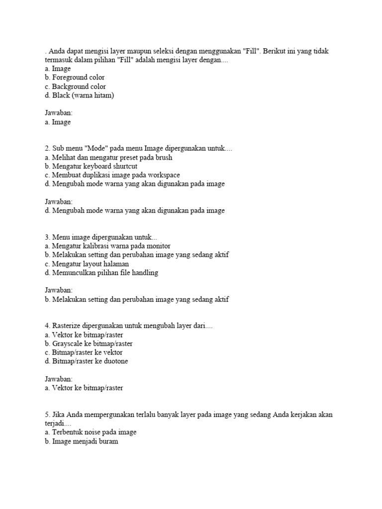 Panduan Dasar Photoshop | PDF | Metode & Bahan Ajar | Seni