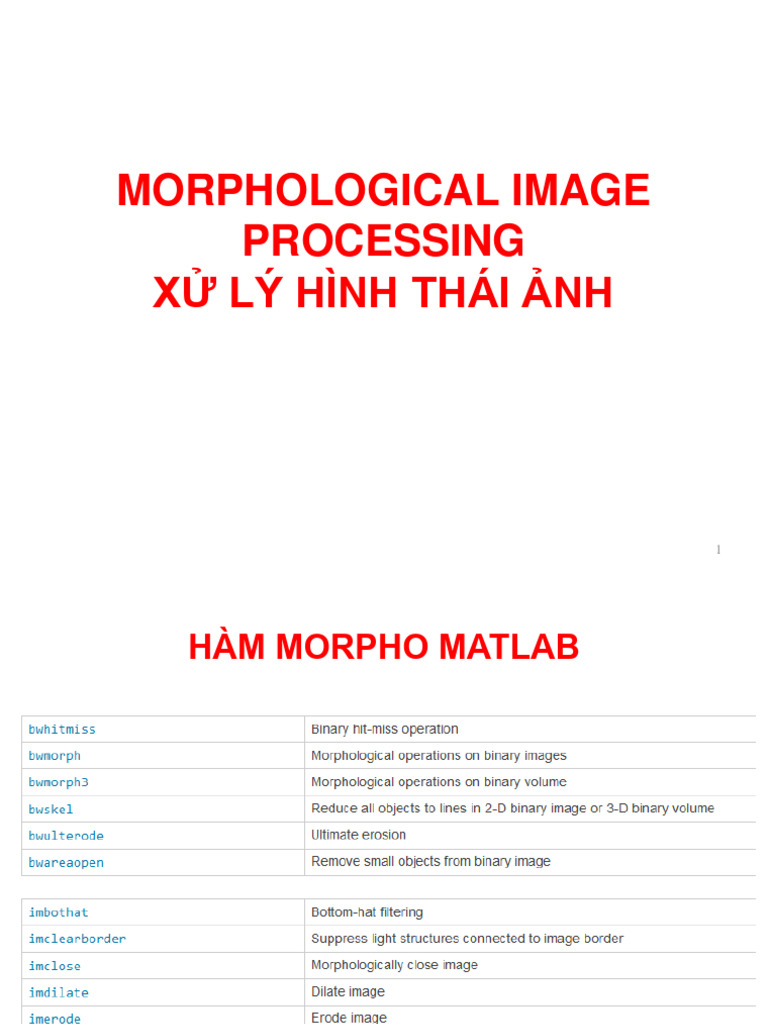 C7 Morphological Image Processing | PDF