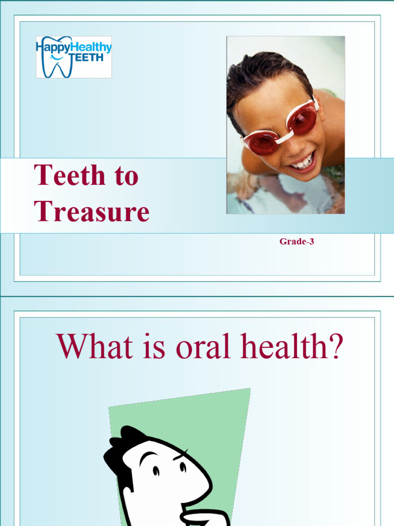 Oral Health Guide for Kids | PDF | Human Tooth | Tooth