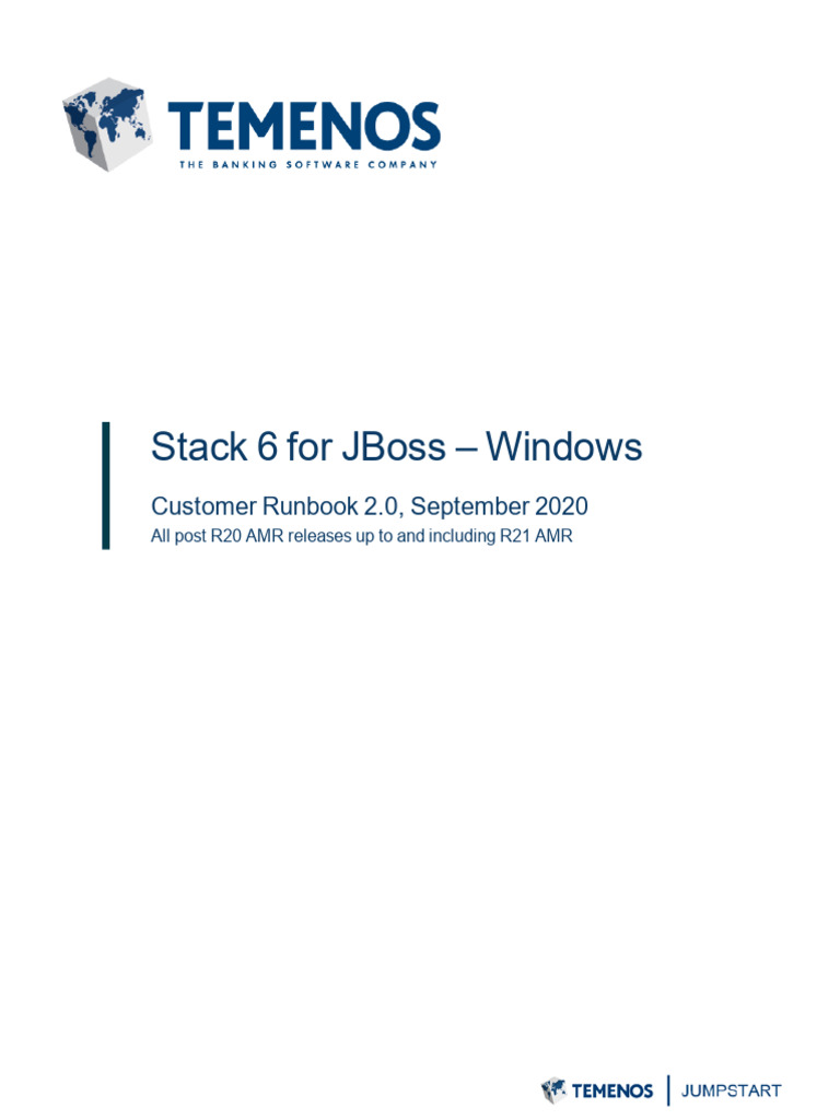 Stack6 Runbook R21 | PDF | Command Line Interface | Databases
