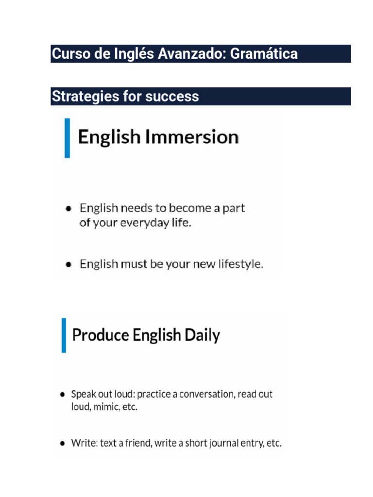 Advanced English Grammar Course | PDF | Verb | English Language