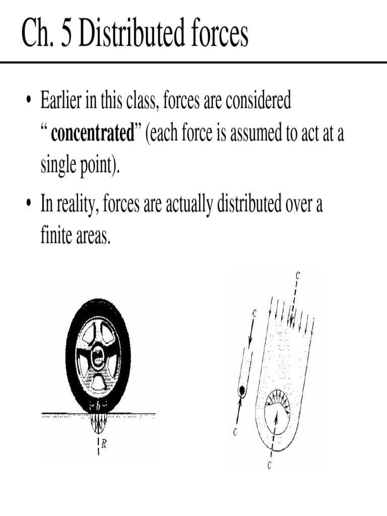 Distributed Forces | PDF | Buoyancy | Center Of Mass