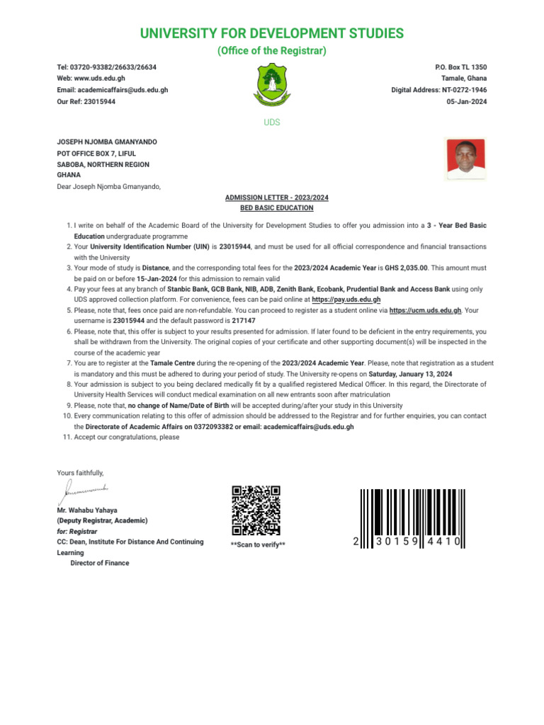 UCM Enterprise - Admissions | PDF