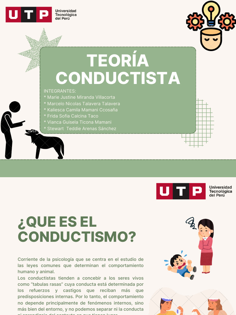 Teoría Conductista | PDF | Behaviorismo | Psicología cognitiva