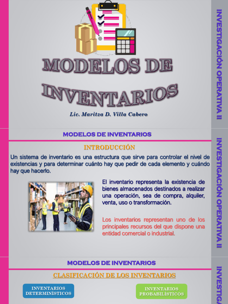Modelos de Inventarios | PDF | Economias