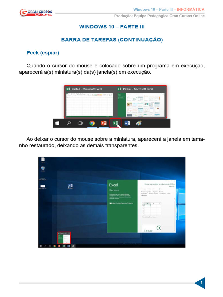 Aula 7 WINDOWS 10 PARTE III CONTINUAÇÃO | PDF | Janela (informática ...