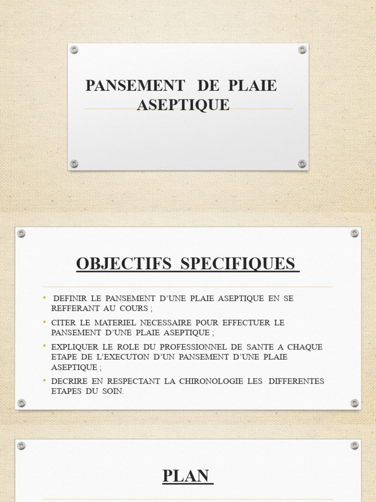 Pansement Aseptique | PDF