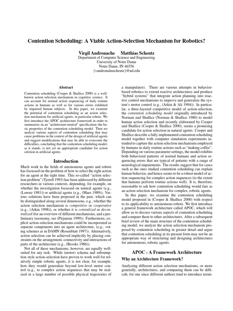 Andronachescheutz 02 Maics | PDF | Conceptual Model | Scheduling (Computing)