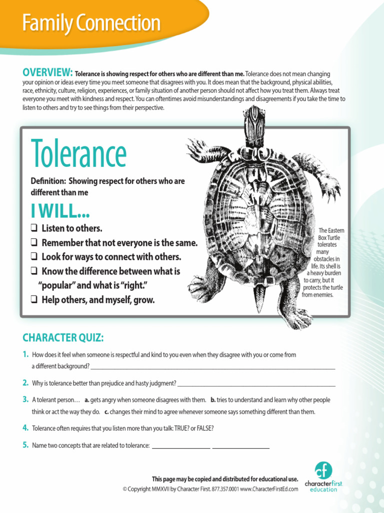 The Importance of Tolerance | PDF | Cognitive Science | Social Psychology