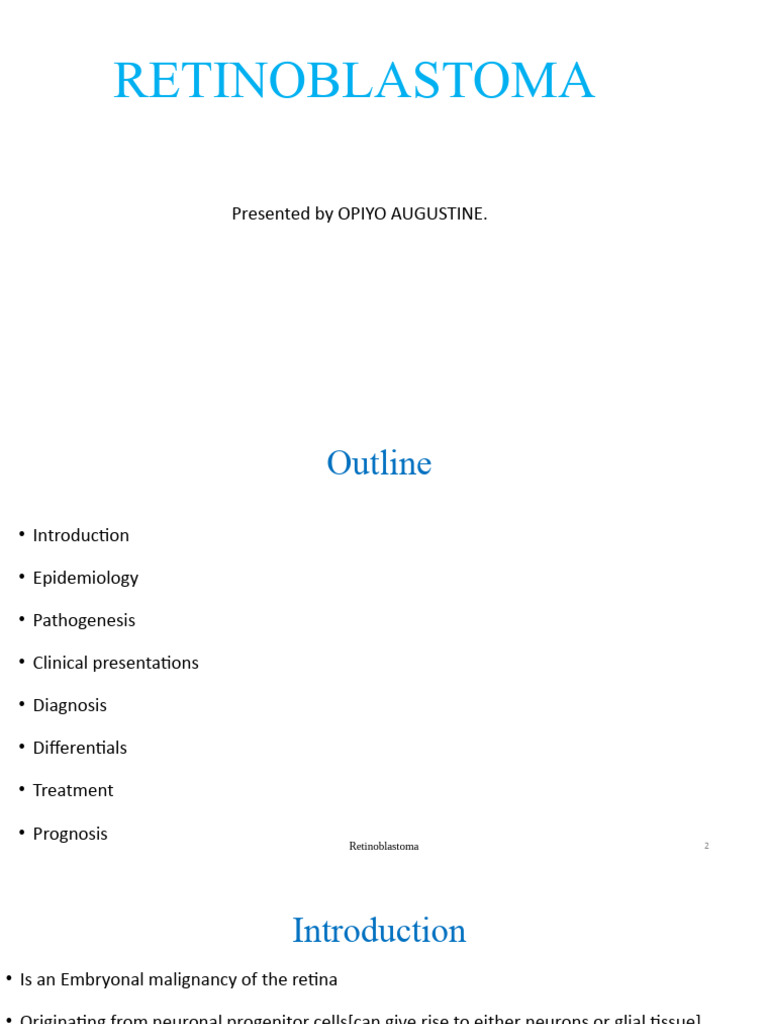 Reti No Blast Oma | PDF | Tumor Suppressor Gene | Neoplasms