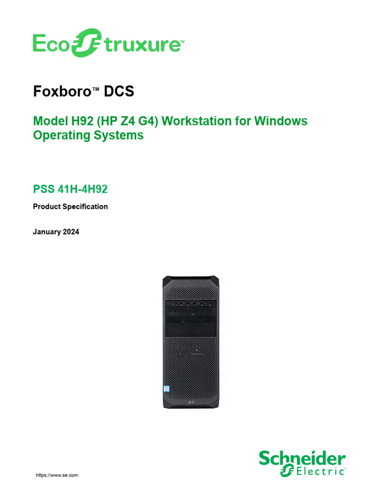 Value Proposition- DCS - HW-App. Model H92 Workstation | PDF | Usb ...