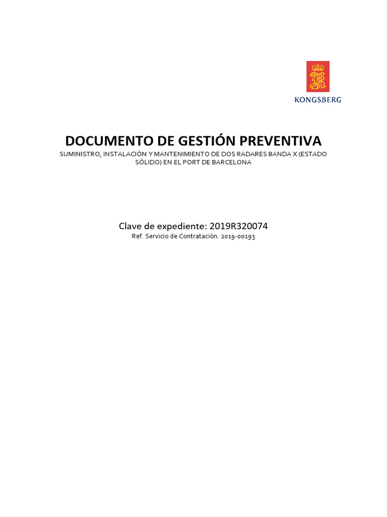 01 Documento de Gestion Preventiva 2021 v2 | PDF | Riesgo