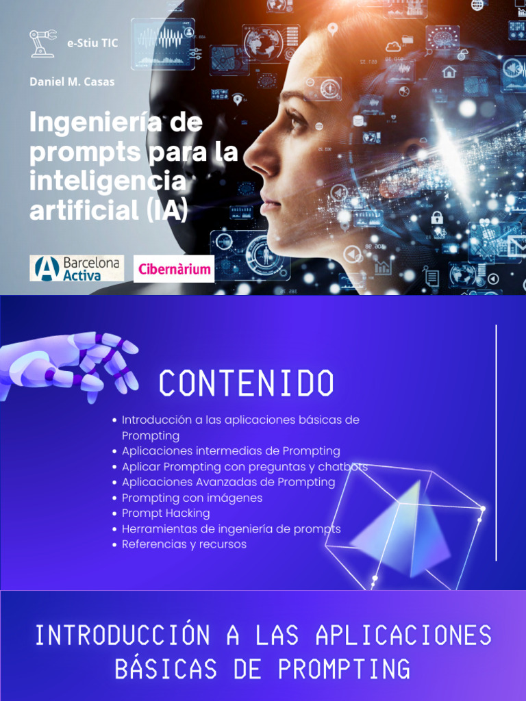 E Stiu TIC Ingenieria de Prompts para La Inteligencia Artificial IA Comprimido | PDF ...