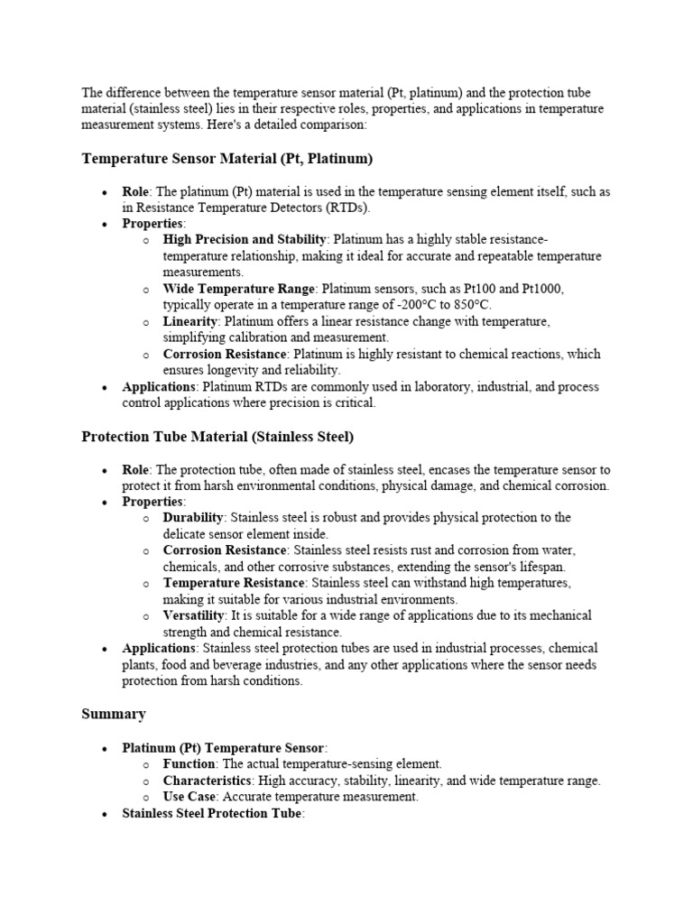 Sensor | PDF | Materials | Physical Sciences