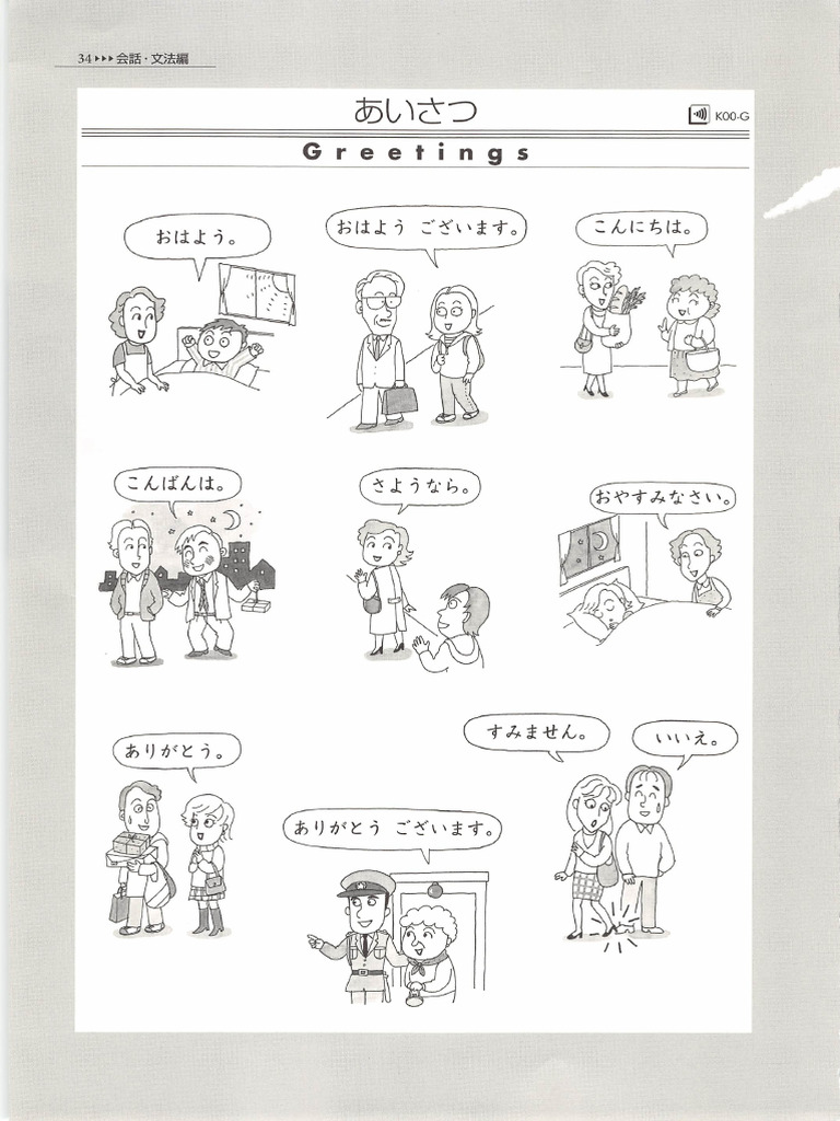 Genki 1 - Greetings | PDF