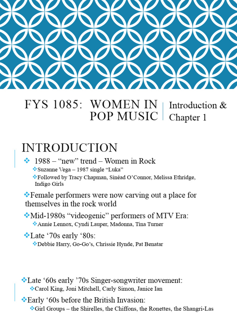 FYS 2023 - Intro and Chapter 1 | PDF | Rock And Roll | Popular Music