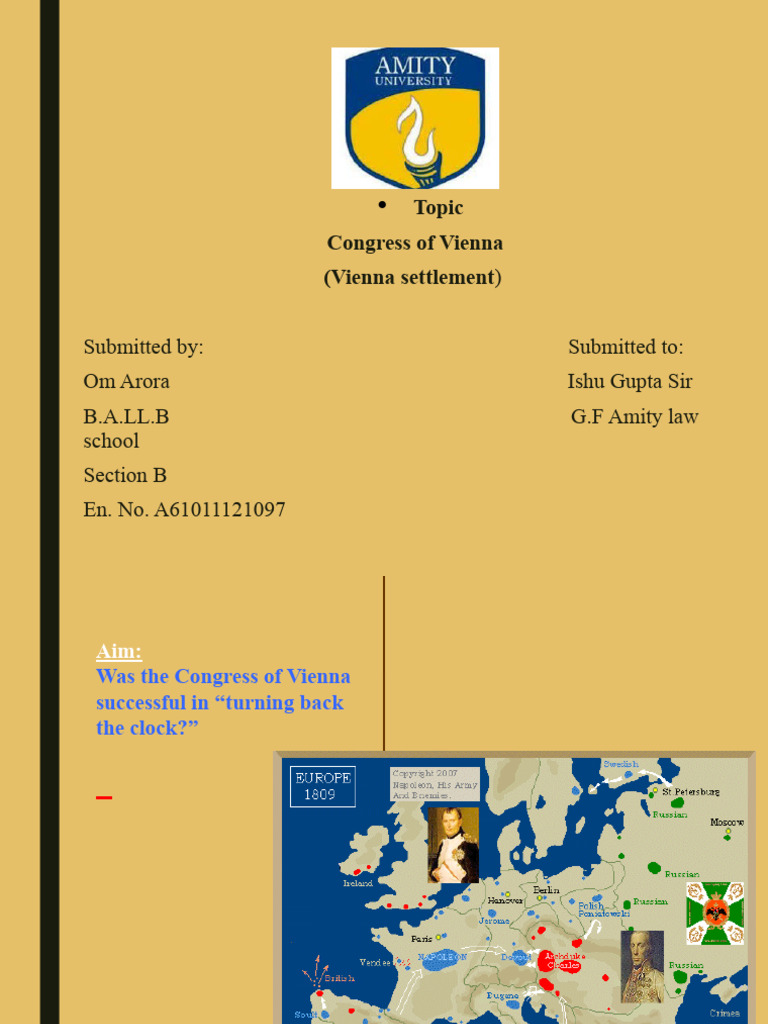 Congress of Vienna | PDF | Nationalism | Europe