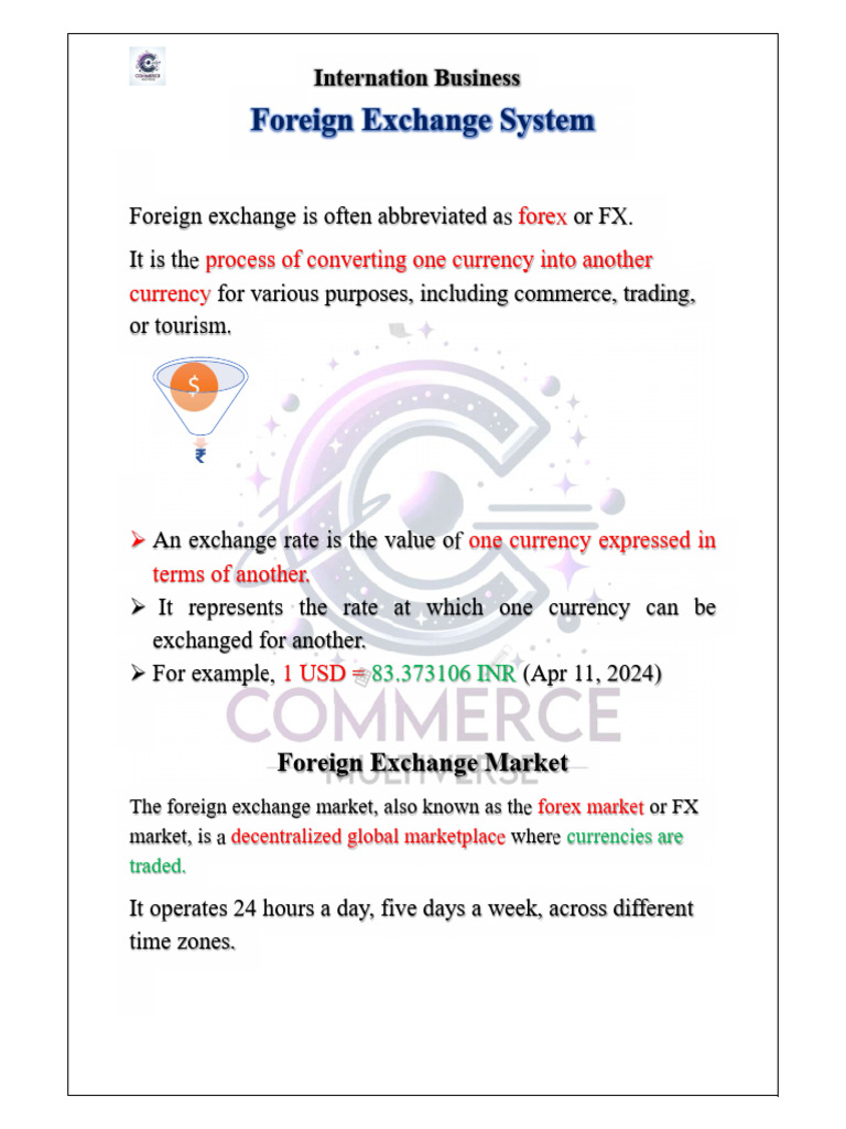 Forex Market Pdf Foreign Exchange Market Hedge Finance