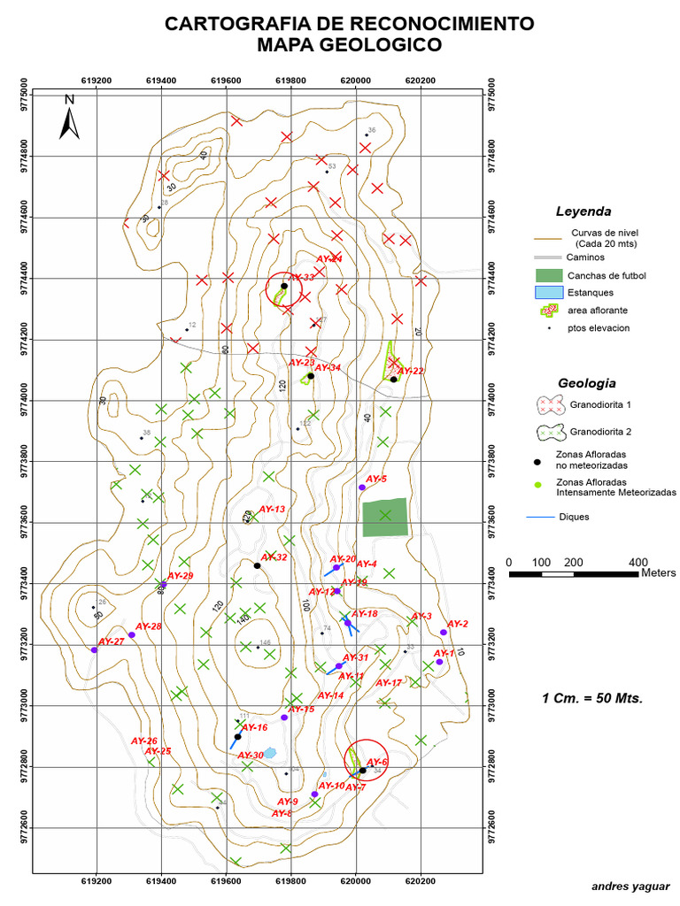 Mapa Geologico 25000 Granito de Pascuales | PDF