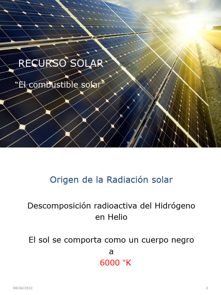 03 Recurso Solar 2022 | PDF | Espectro electromagnético | Ultravioleta